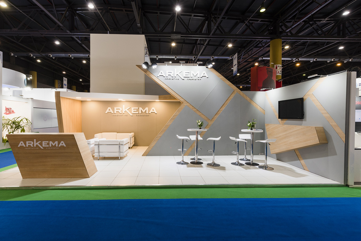 Stands en ferias y exposiciones. Diseño y construcción Stand ARKEMA en ...