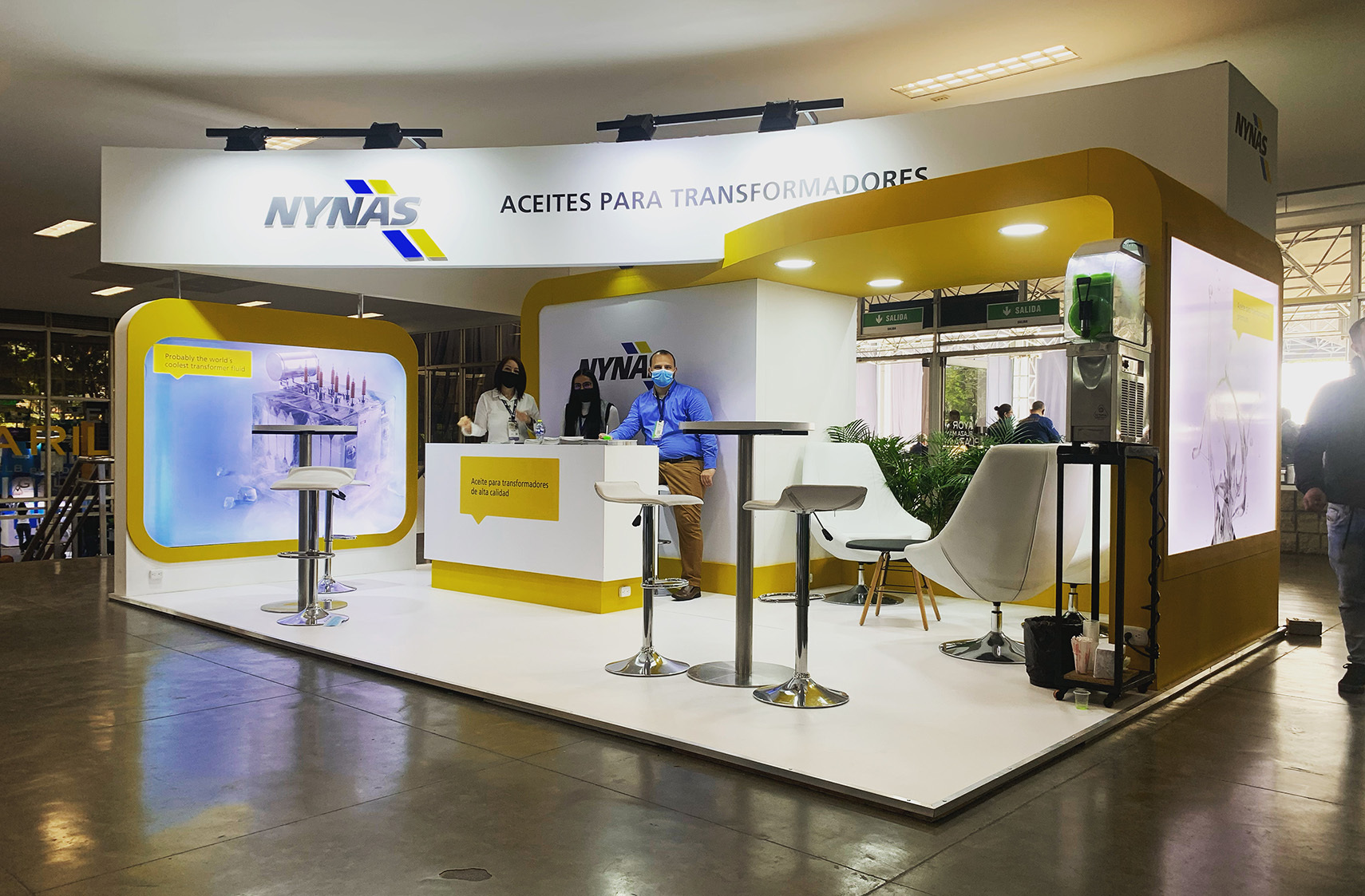 Stands en ferias y exposiciones. Diseño y construcción Stand NYNAS en ...