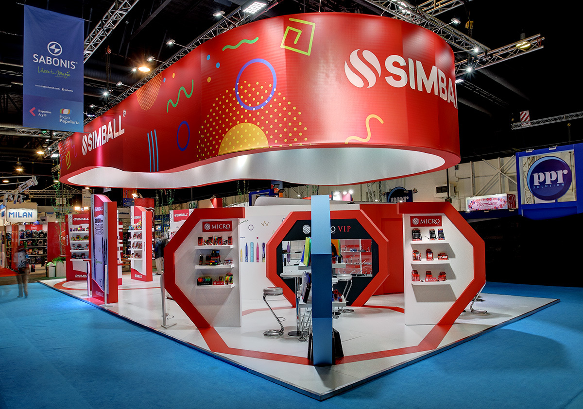 Stand Simbal en Expopapeleria 2017 | CUATRO+D