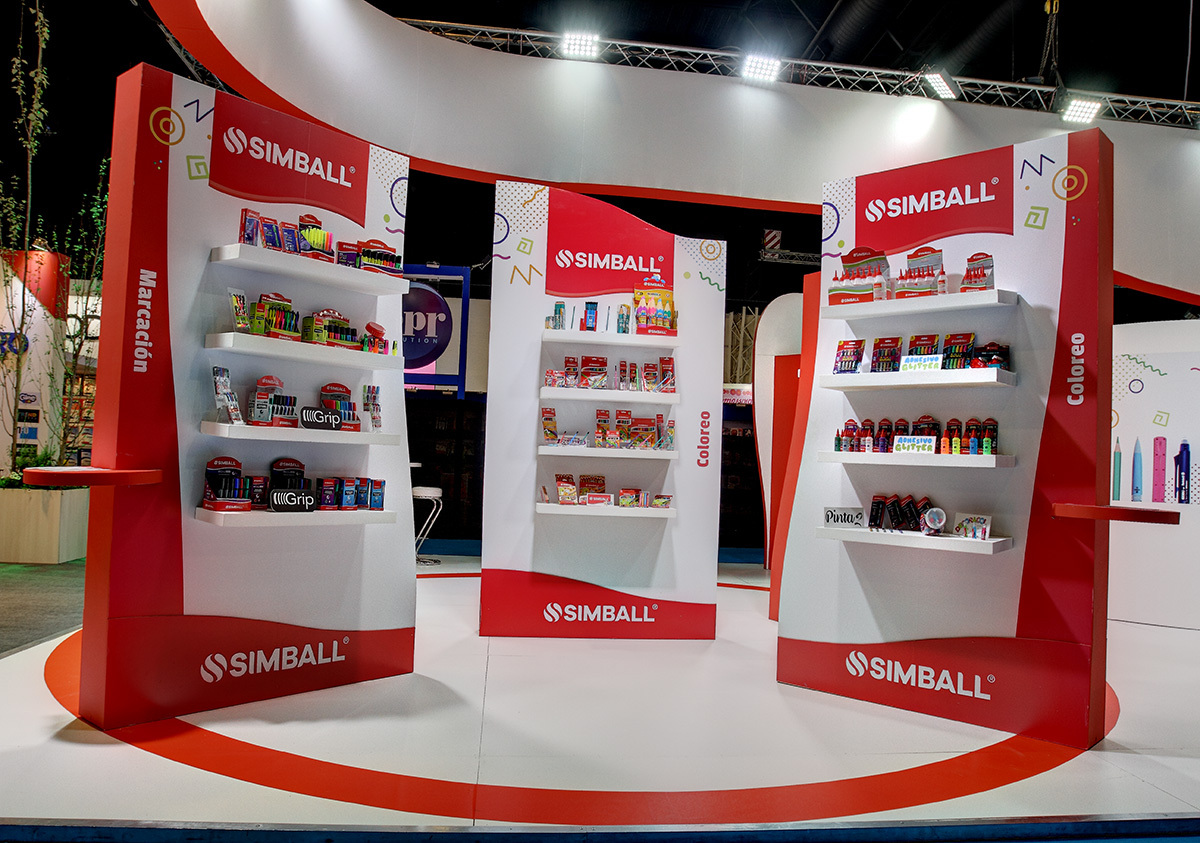 Stand Simbal en Expopapeleria 2017 | CUATRO+D